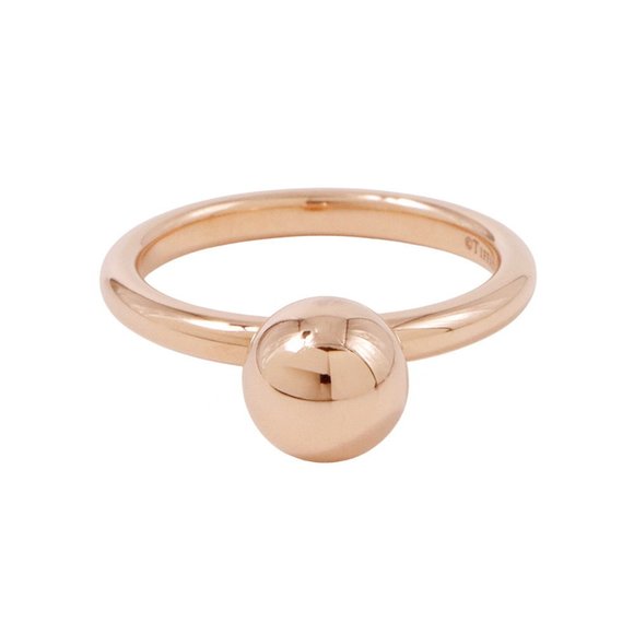 Tiffany & Co. | Jewelry | Tiffany Co Hardware Ball Gold Rose Gold Ring ...